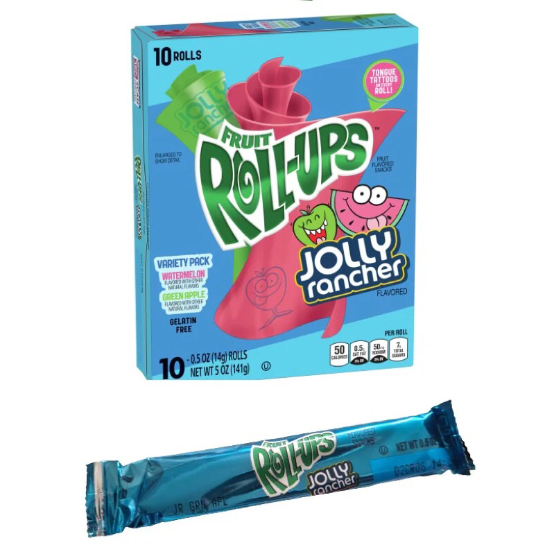 fruit roll-ups jolly rancher flavour 141gram | Shopee Philippines