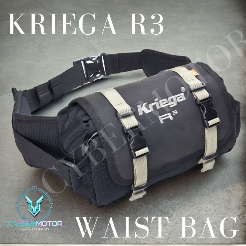 KRIEGA R3 WAIST BAG/PACK LIGHT WEIGHT WATERPROOF MOTOR BAG | Shopee ...
