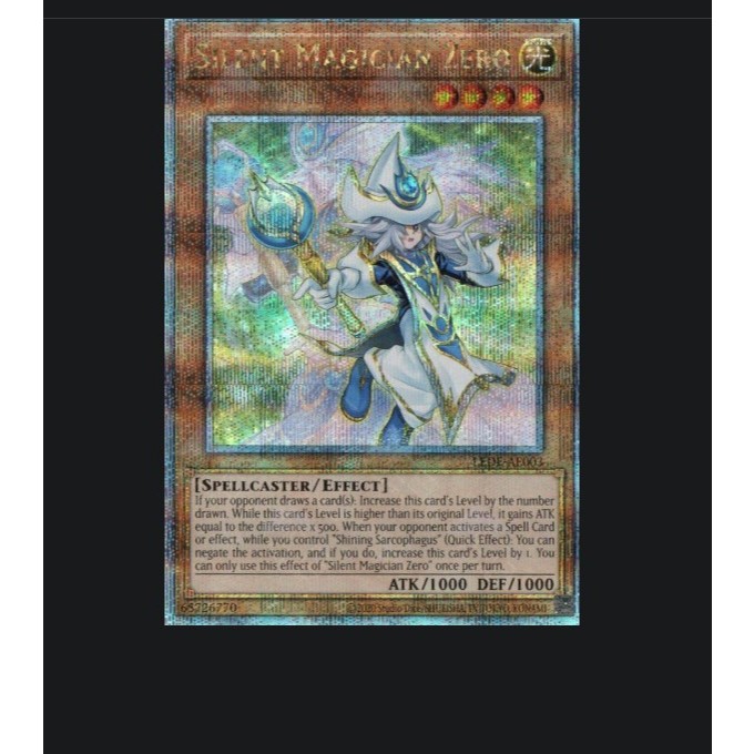 Yugioh : LEDE-JP003 LEDE-AE003 Silent Magician Zero (SR/SCR/QSCR) | Shopee Philippines