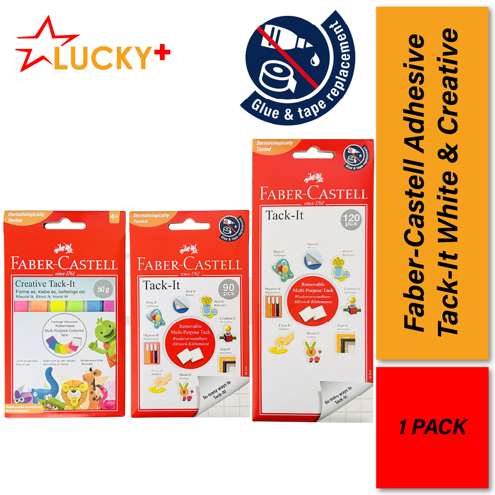Faber-Castell Adhesive Tack-It White & Creative | Shopee Philippines