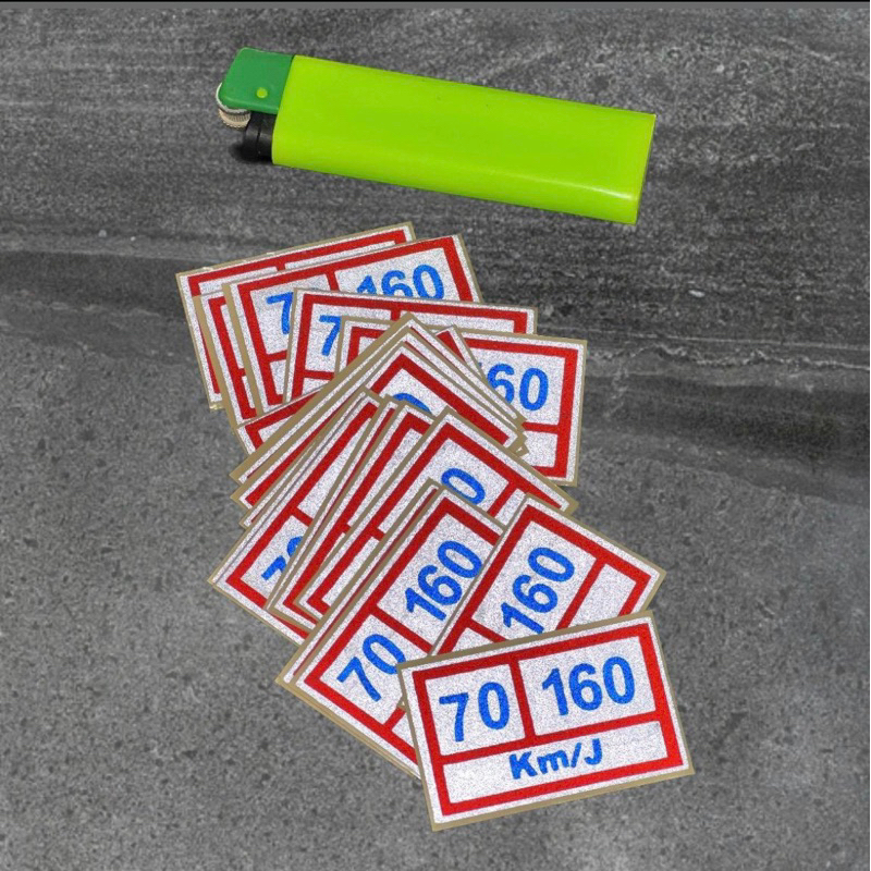 Sticker Baru Speed Limit 70/80 | Shopee Philippines