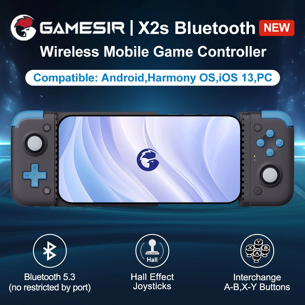 GameSir X2s Bluetooth Mobile Gaming Controller for iOS 13.0 Android PC ...