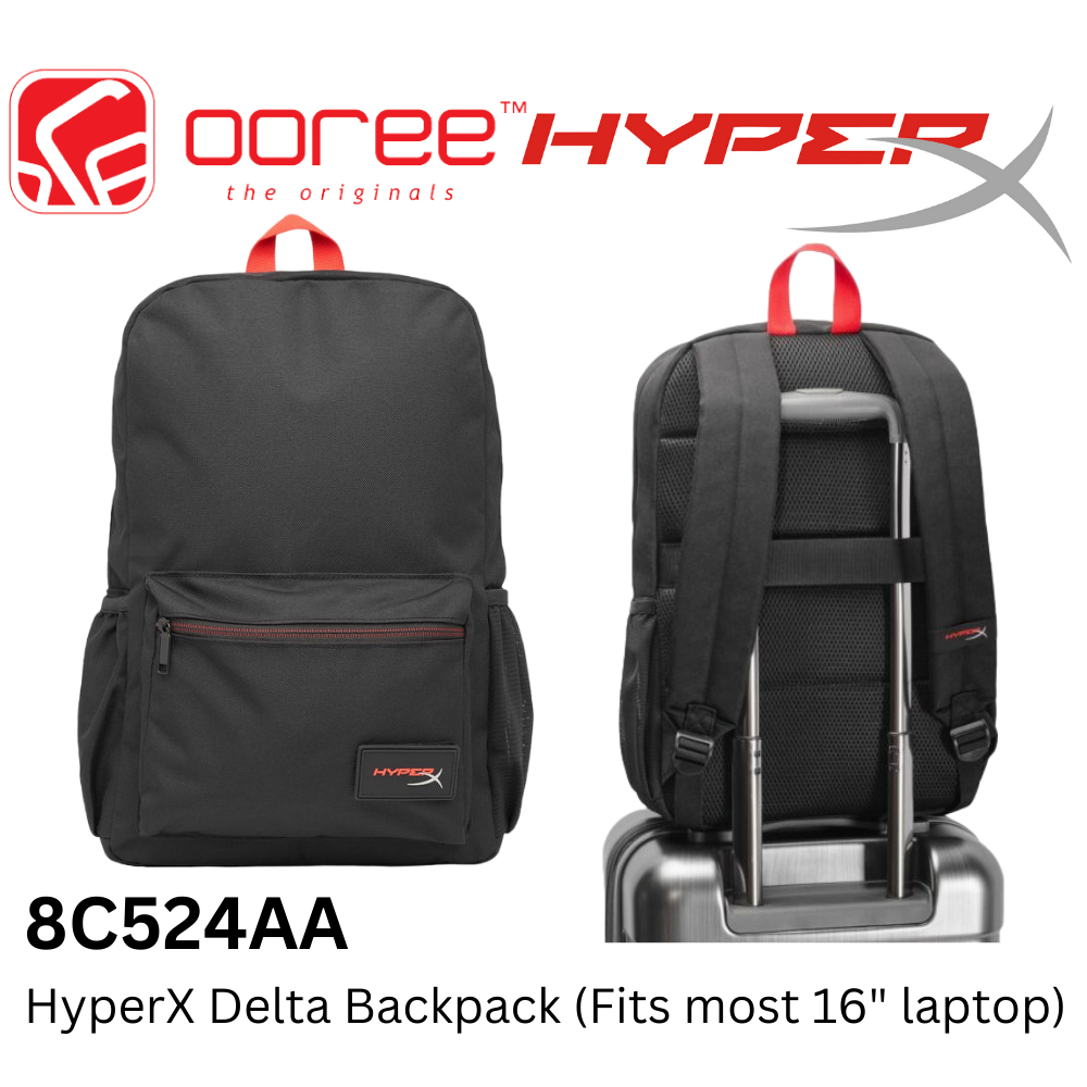 HYPER-X HYPERX DELTA GAMING BACKPACK LAPTOP BACKPACK (8C524AA), SUPPORT ...