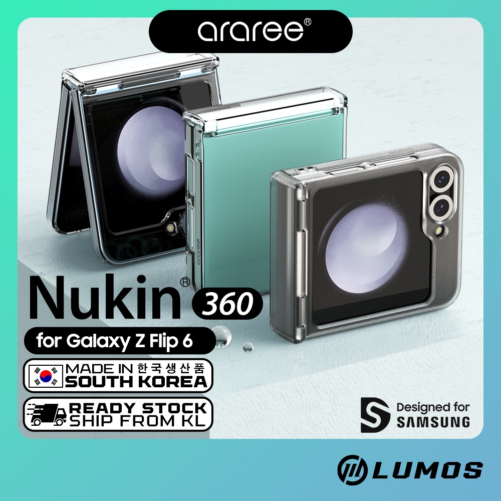 Araree Samsung Galaxy Z Flip 6 Nukin 360 Full Coverage Protection ...
