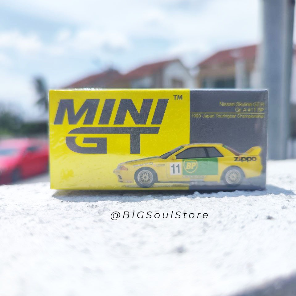 MINI GT 178 Nissan Skyline GT-R R32 Gr. A 11 BP - 1993 JGTC (Seal Box ...