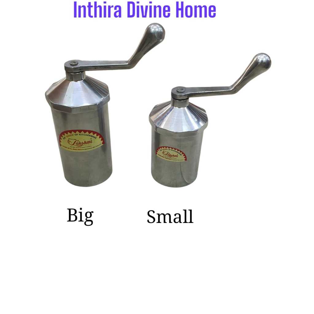 Pure Aluminium Murukku/Idiyappam/Putu Mayam Maker (Turn Type) with 5 ...