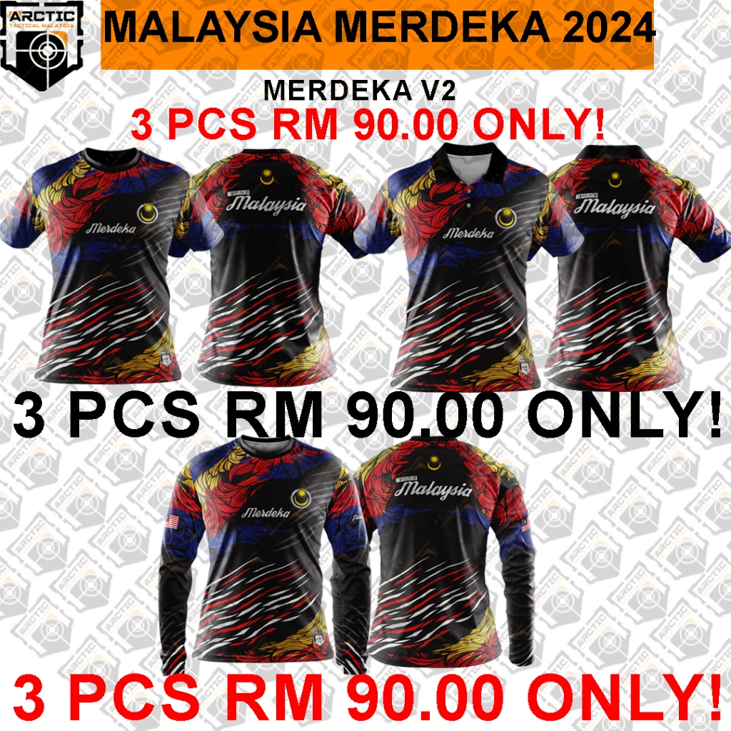 Arctic Tactical Signature Microfiber Sublimation T-shirt Merdeka v2 ...