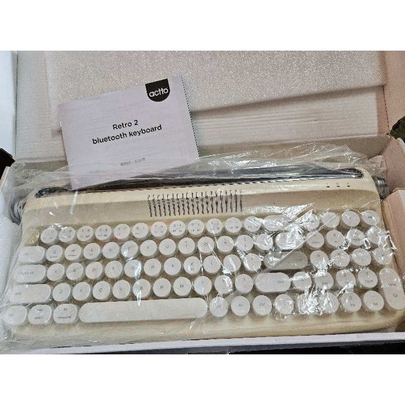 Korea Actto B309 Korean Keyboard Retro Wireless Bluetooth Keyboard ...