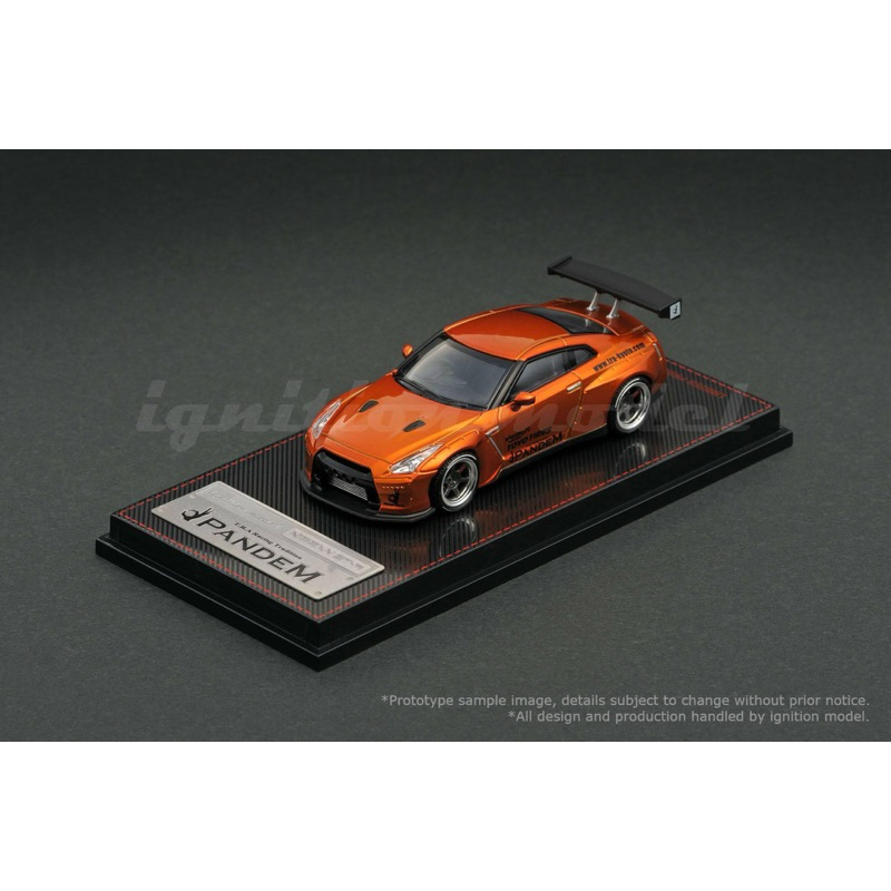 IGNITION MODEL PANDEM R35 GT-R ORANGE METALLIC IG1599 | Shopee Philippines