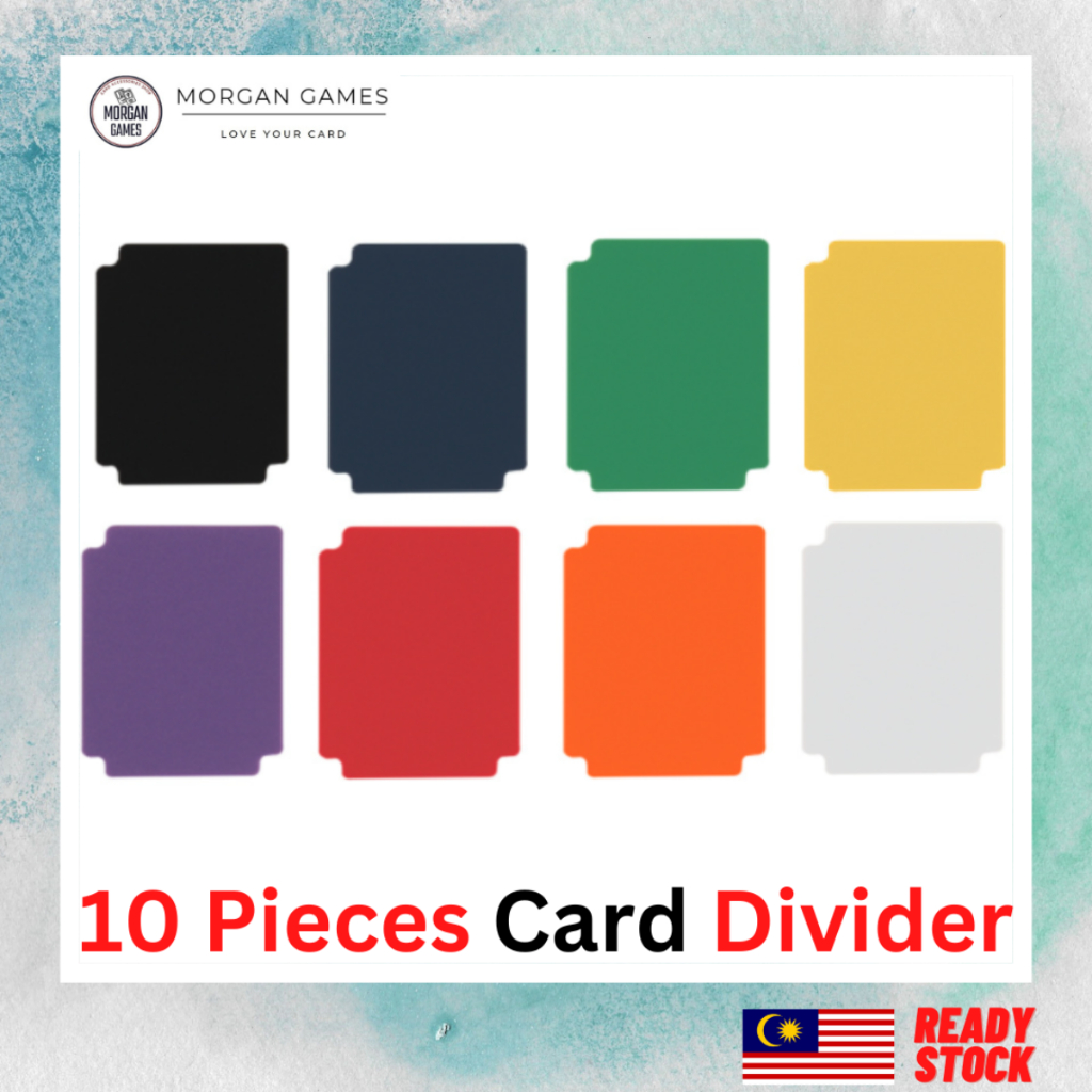【Morgan Games】 10 Pieces TCG Card Divider Deck Divider Card Games ...
