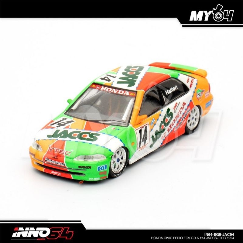 INNO64 HONDA JACCS CIVIC FERIO EG9 ALL JAPAN TOURING CAR CHAMPIONSHIP ...