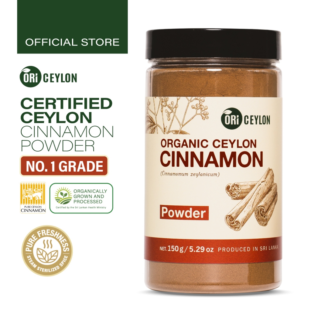 Organic Ceylon Cinnamon Powder (No.1 Grade) - Organik Ceylon Serbuk ...