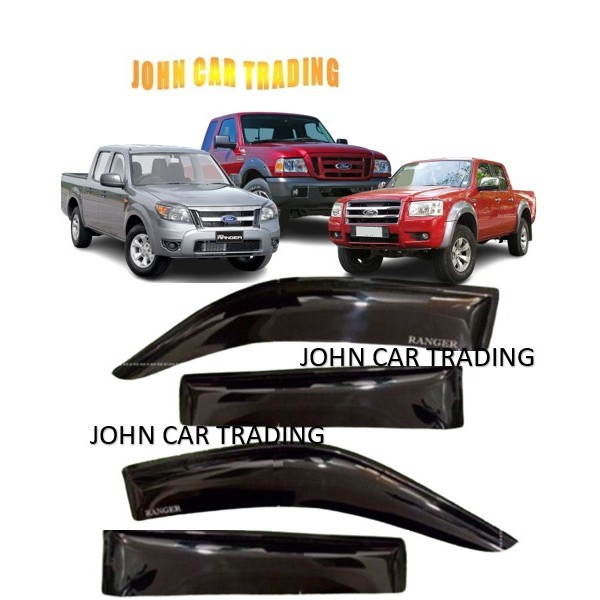 Ford Ranger 1997~2011 5" Window Door Visor Ranger Air Press Wind Visor ...