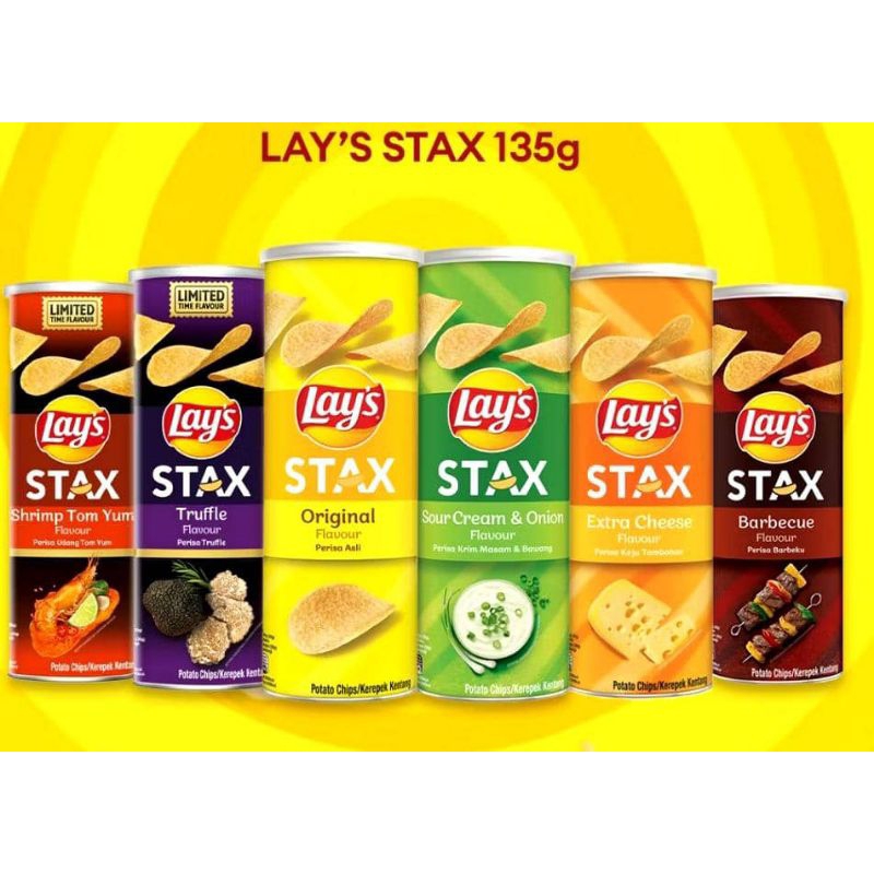 Lay's Stax Potato Chips 135g | Shopee Philippines
