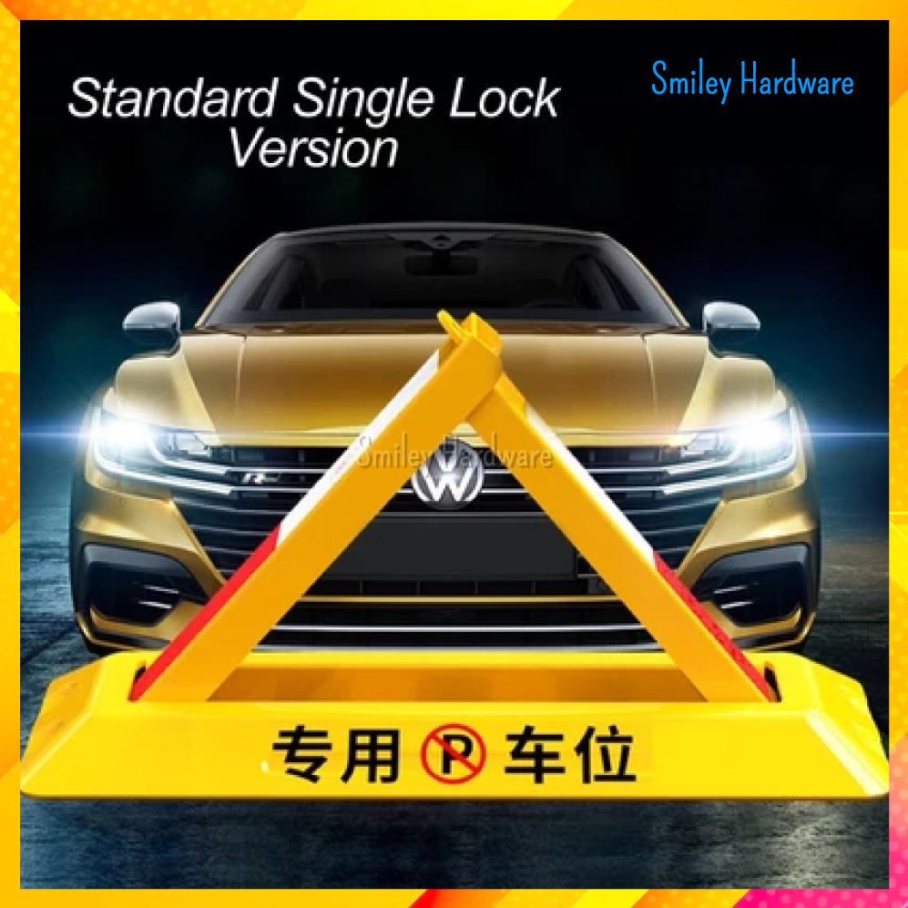 Anti-Theft Car Parking Position Lock Parking Lock Triangle Ground Lock ...