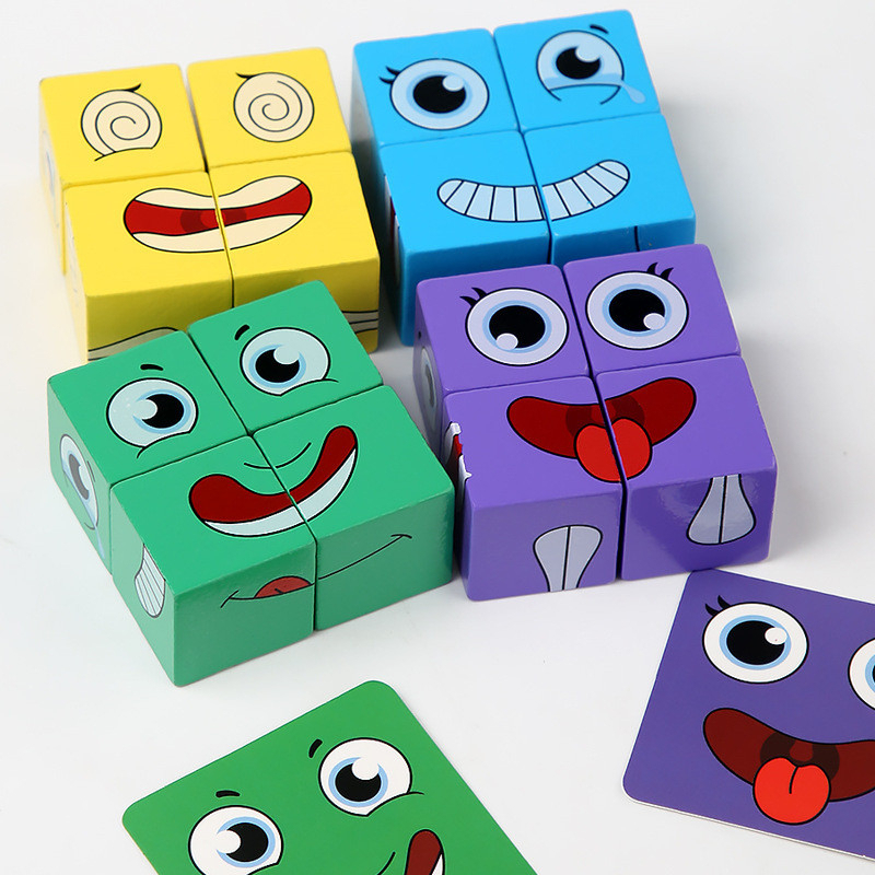 Face Change Rubik Cube Cube Board Game Muka Tukar Rubik Cube Emoji ...