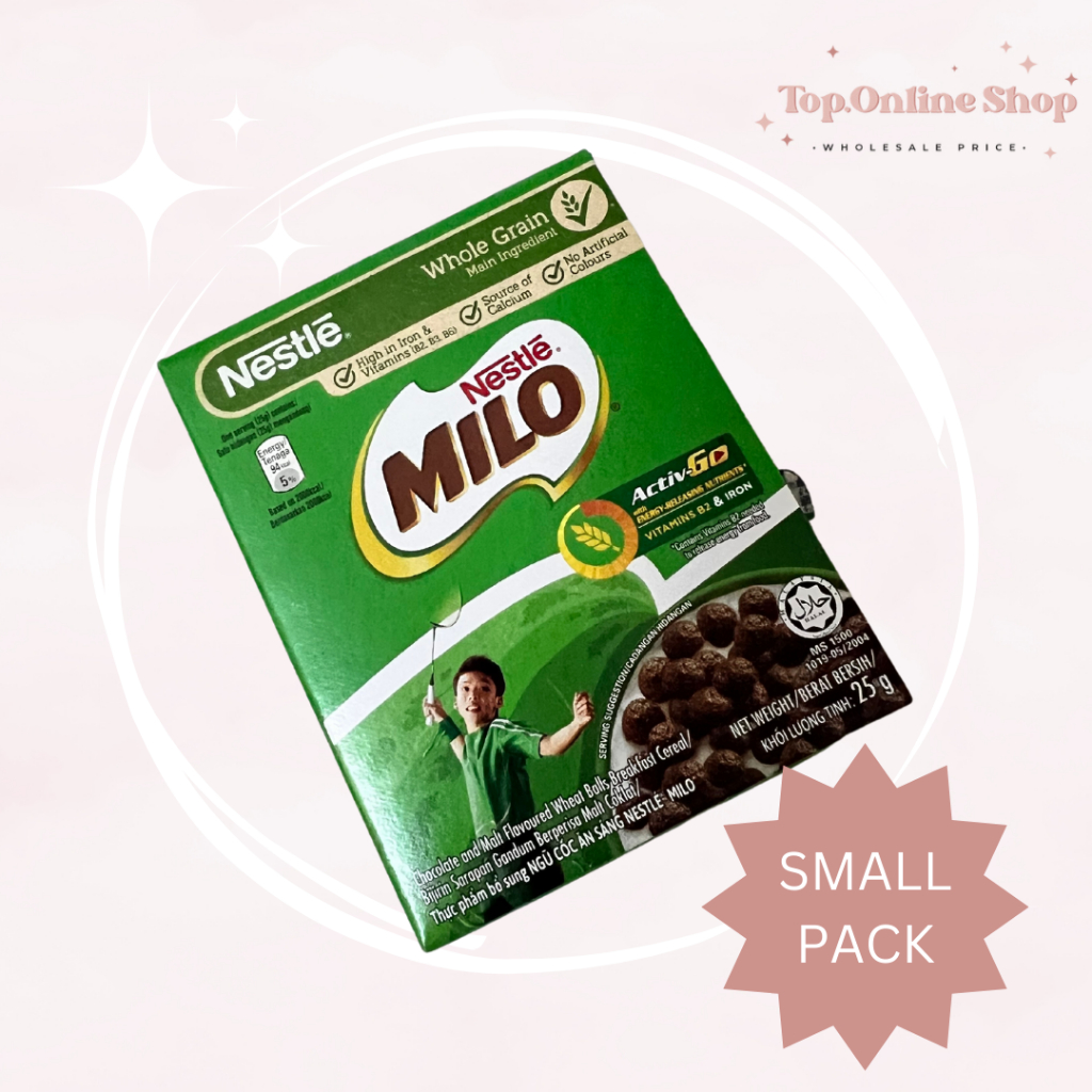 NESTLE MILO BREAKFAST CEREAL 25G | Shopee Philippines