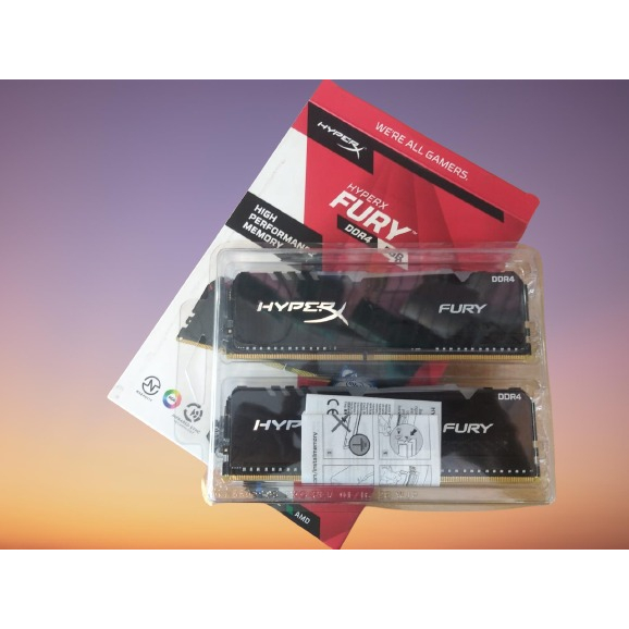 KINGSTON HYPERX FURY 16GB 3600MHZ DDR4 RGB CL17 UDIMM HX436C17FB3AK2/16 ...
