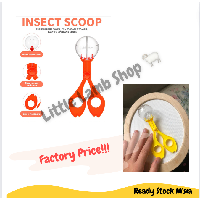 Insect scoop/ Bug Catcher/Scissors Tongs/ kid ball Scissors/ Sensory ...