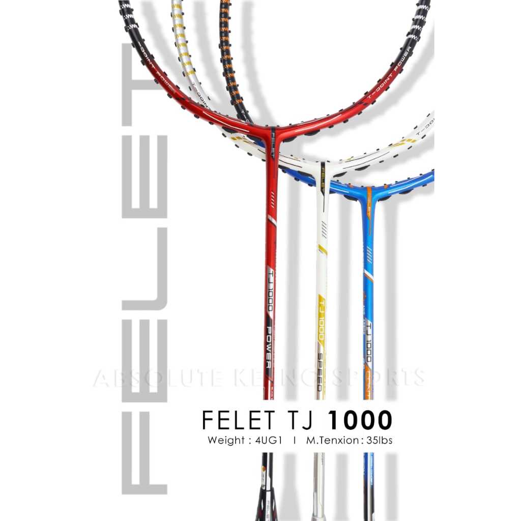 FELET TJ 1000 Control/Power/Speed (Badminton Racket) | Shopee Philippines