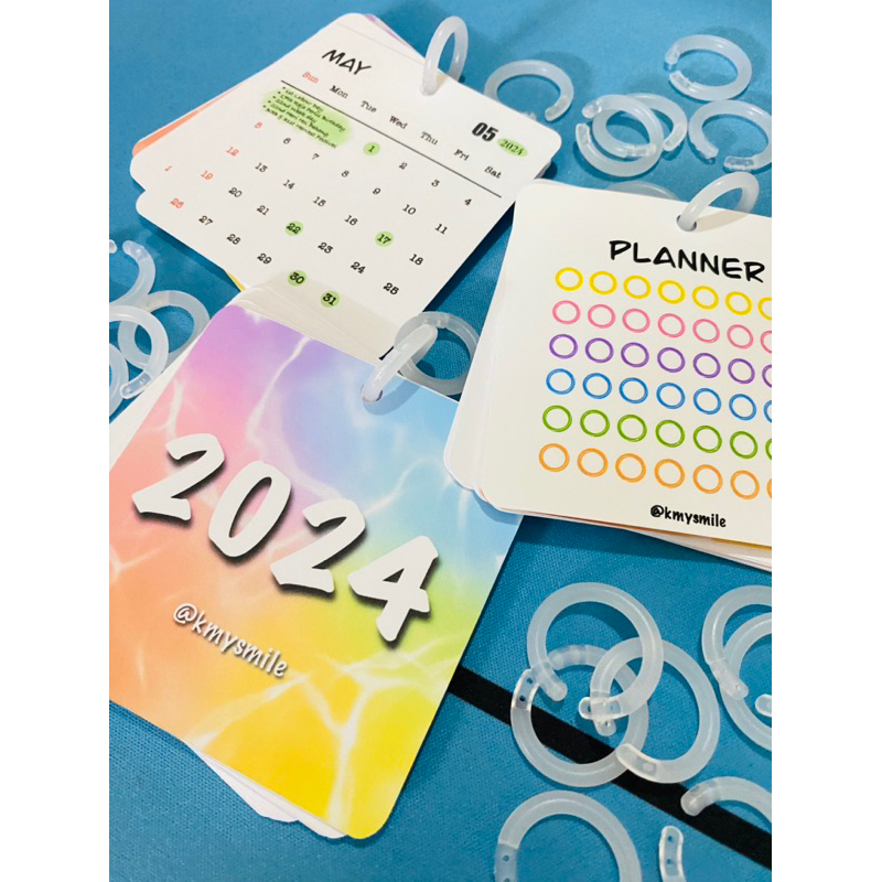 2024 Mini Cute Calendar Calendar Kalender Small Calendar Office Desktop ...
