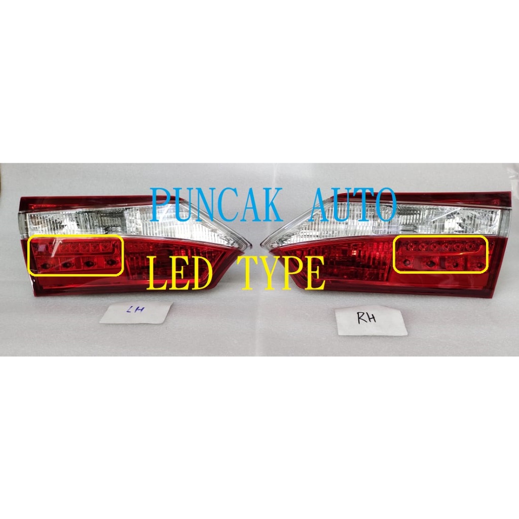 TOYOTA ALTIS 2014 REAR BONNET LAMP BELAKANG BONNET(LED TYPE) | Shopee ...