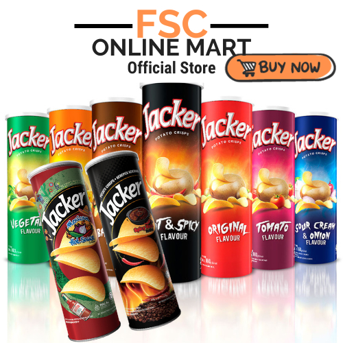 [FSC] Jacker Potato Crisps (Canister) 110gm | Shopee Philippines