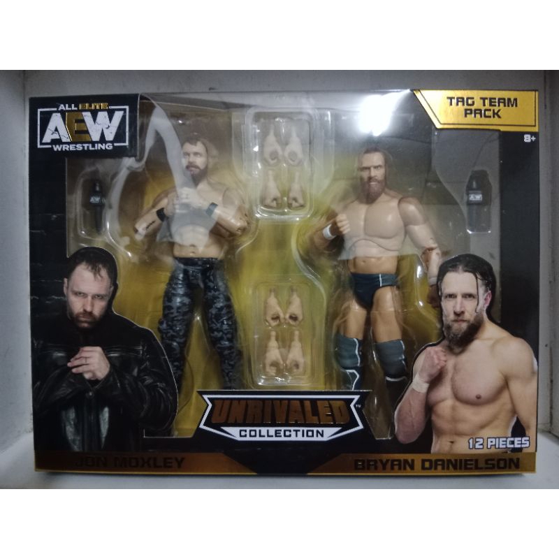 Jazwares AEW Unrivaled 2-Pack Jon Moxley & Bryan Danielson Wrestling Figure | Shopee Philippines