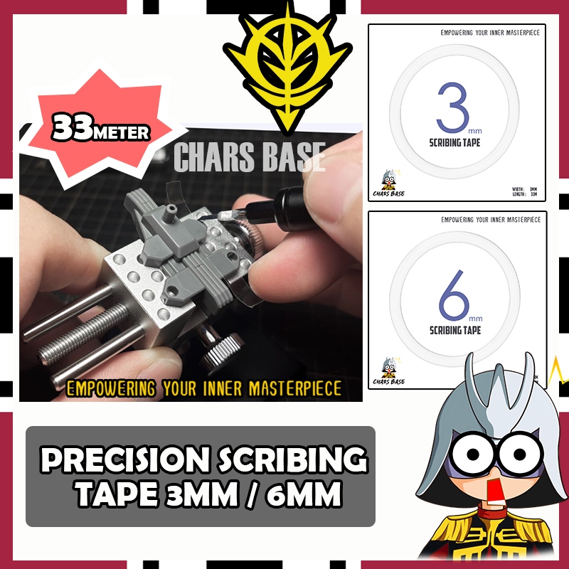 GUNDAM SCRIBING TAPE CHARS BASE SCRIBING TAPE | Shopee Philippines