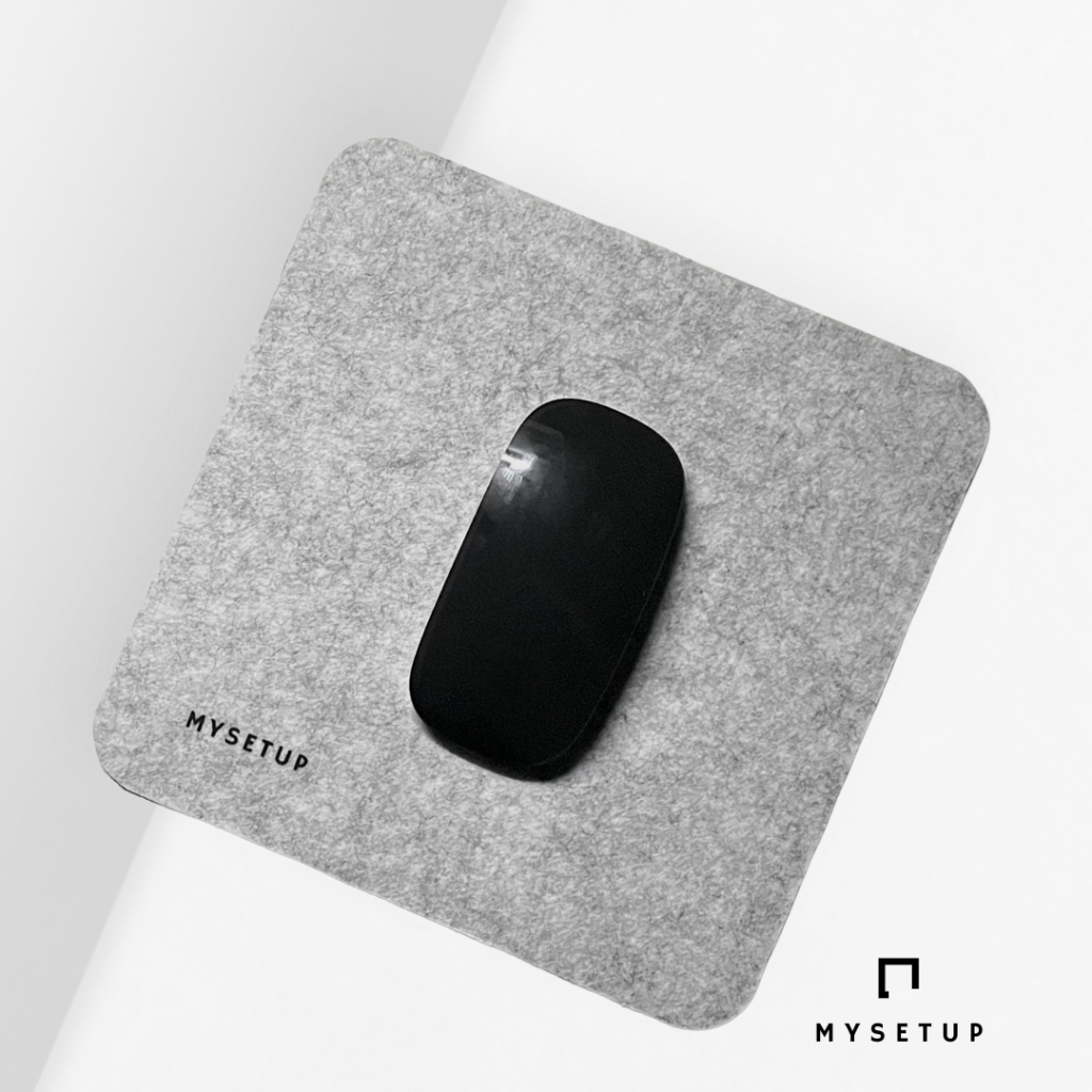 MYSETUP Merino Wool Felt Mouse Pad [22*22cm] | Shopee Philippines