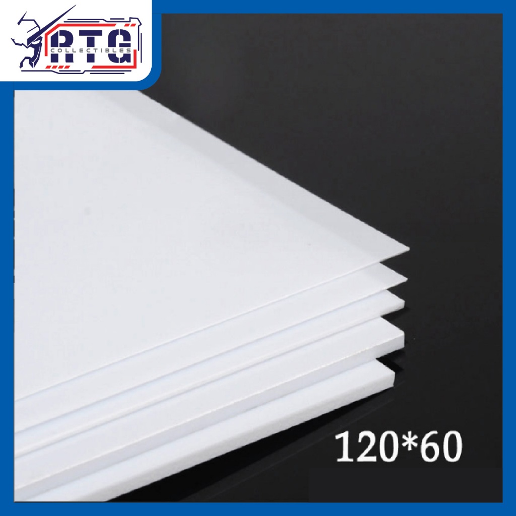 [RTG] ABS Pla Plate thinness 0.5mm 0.8mm 1.0mm 1.5mm 2.0mm (12 cm x 6 ...