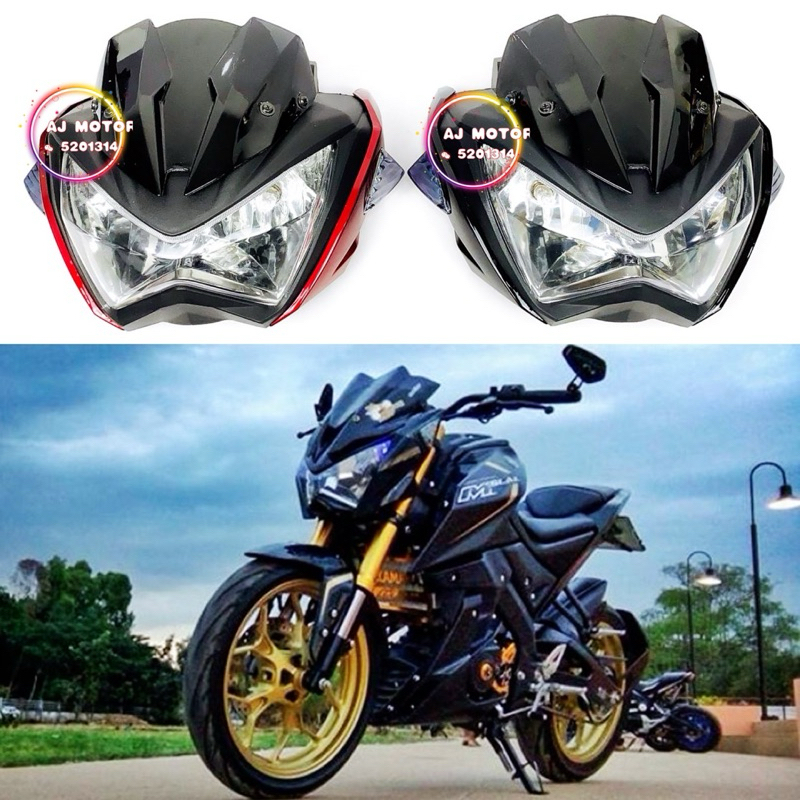 YAMAHA FZ150 FZ CONVERT HEAD LAMP Z250 LAMPU DEPAN HEADLIGHT LIGHT ...