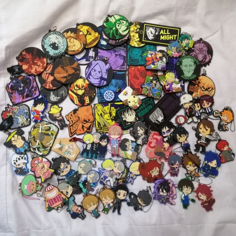 JAPAN Banpresto BANDAI CARTOON ANIME RUBBER KEYCHAIN COLLECTION DRAGON ...