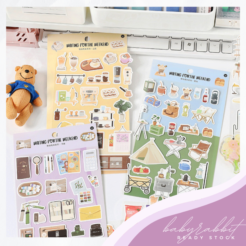 Infeel.Me Waiting for the Weekend Stickers Handbook Sticker Infeel.me ...