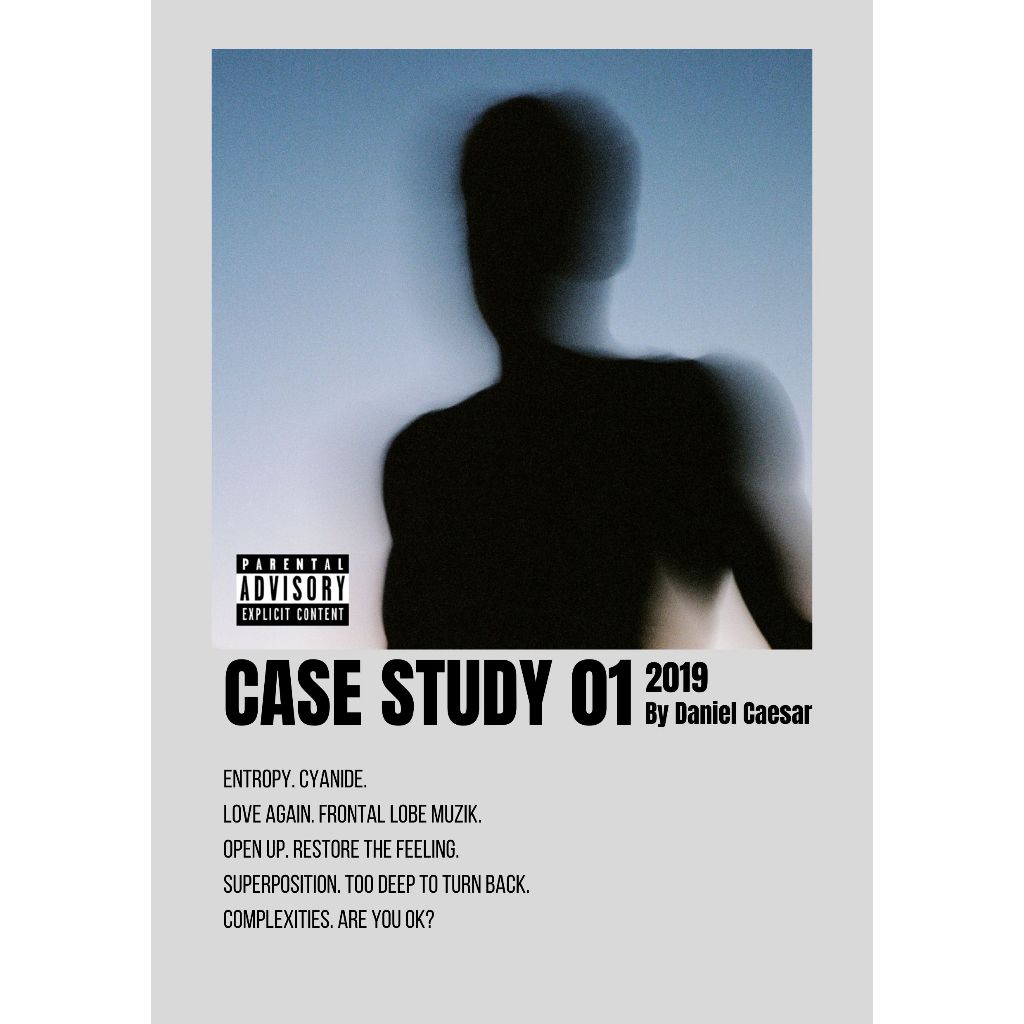 Album Cover Poster Case Study 01 by Daniel Caesar | Shopee Philippines