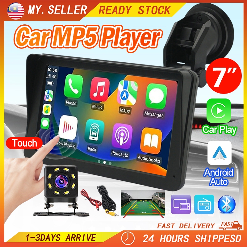 【With Reverse Camera】 7inch Android Player Car Mp5 Player Touch Screen ...