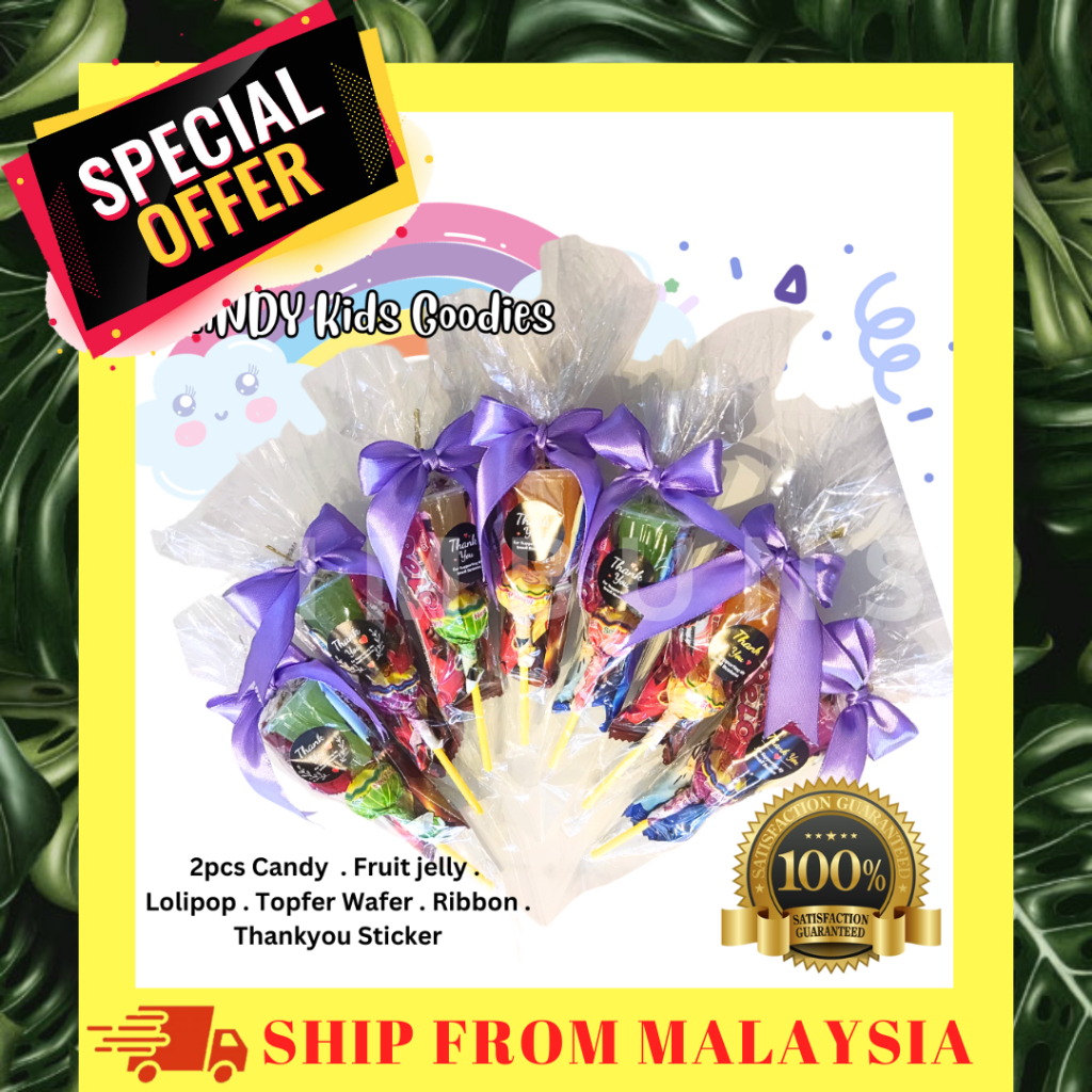 Goodies KANAK-KANAK CANDY CONE DOORGIFT MAJLIS KAHWIN AKIKAH HARIJADI ...
