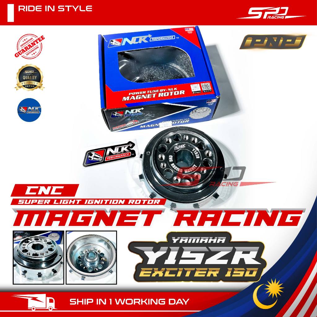 Y15 Magnet Racing I Super Light Ignition Rotor CNC NLK Performance For ...