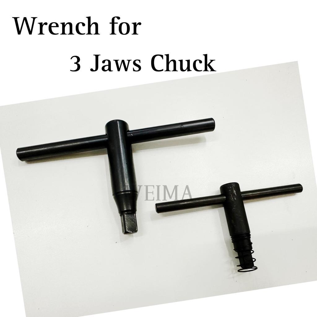 SQUARE WRENCH FOR MILLING LATHE 3 JAWS CHUCK K11 - 100MM TO 250MM (8MM ...