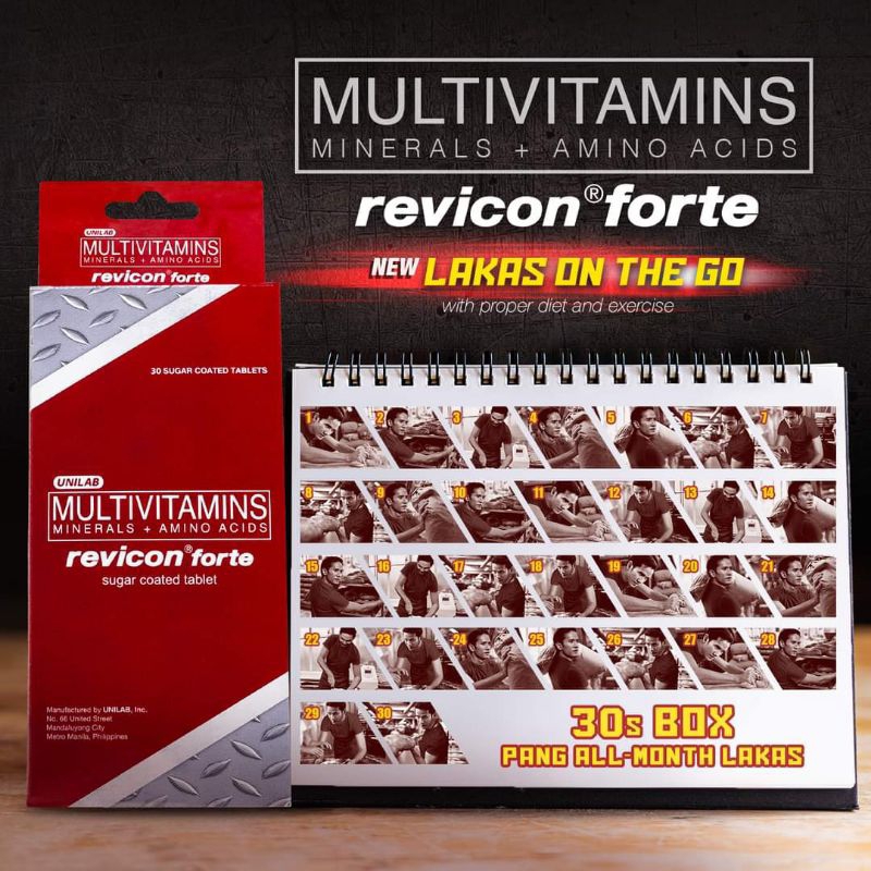 revicon forte multivitamins 30capsules | Shopee Philippines