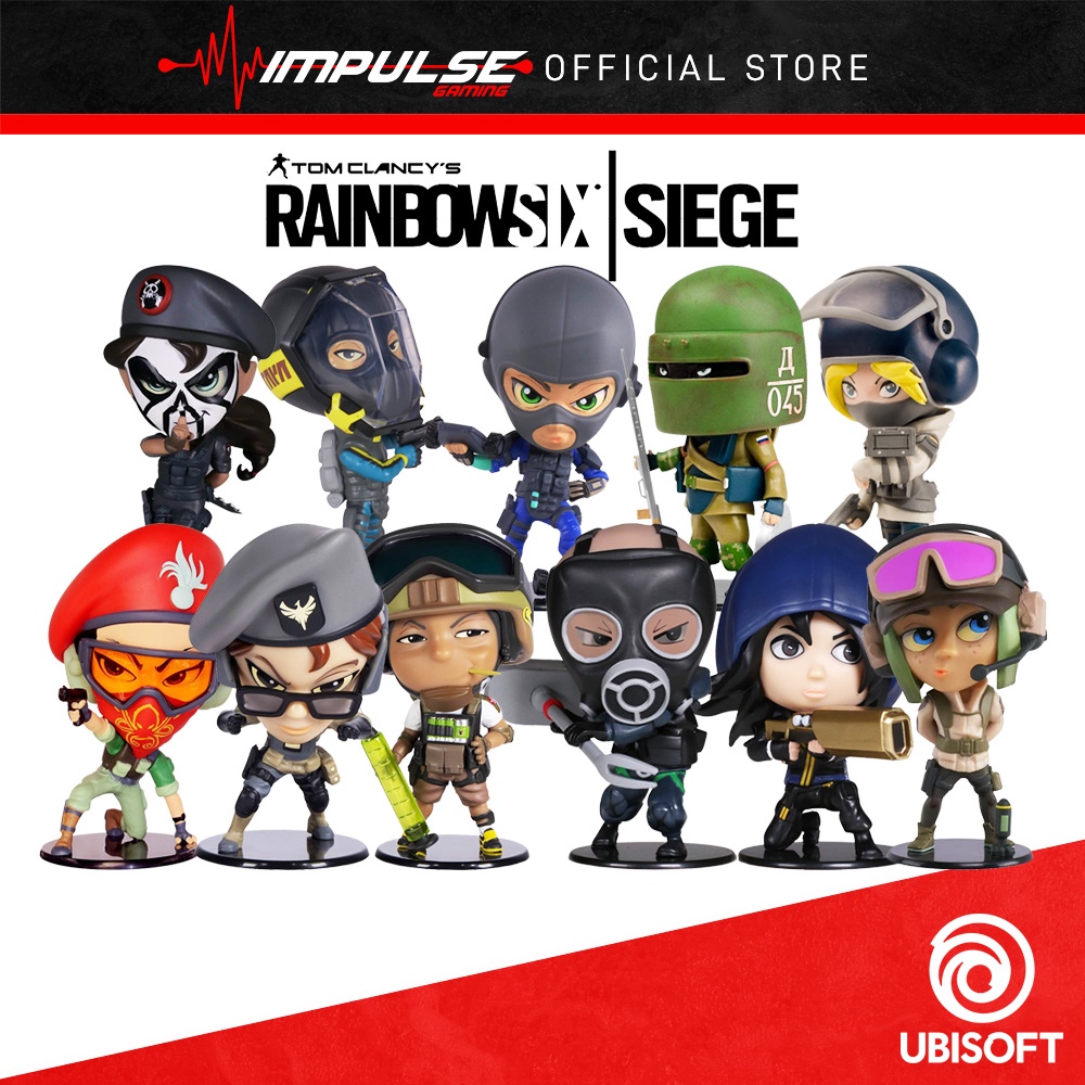 Ubisoft Tom Clancy Rainbow Six Siege Chibi Figurine (Lion, Twitch ...