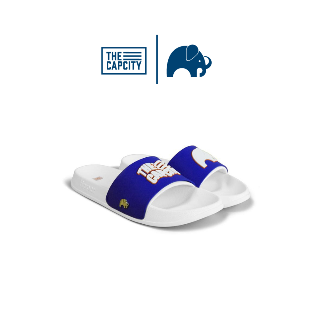 Fipper X The Cap City Limited Edition Slip On in White / Blue | Shopee ...