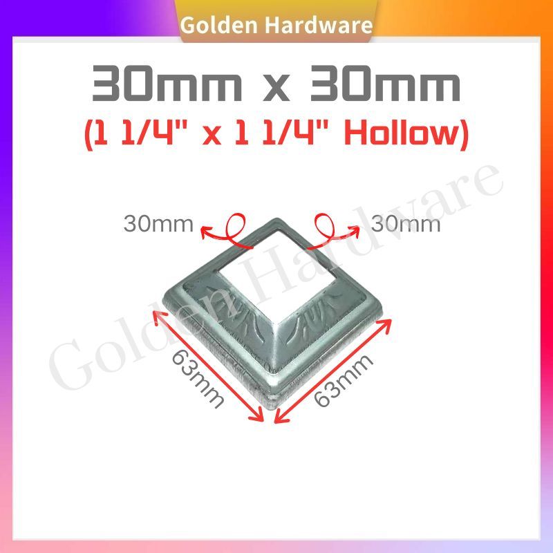 Hollow Capping / Square Capping / Square Leg Capping / Hollow Base Cap ...