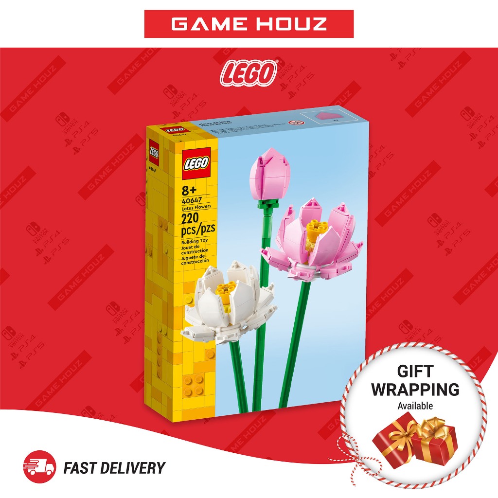 LEGO Botanical Collection Lotus Flowers (LG40647) | Shopee Philippines