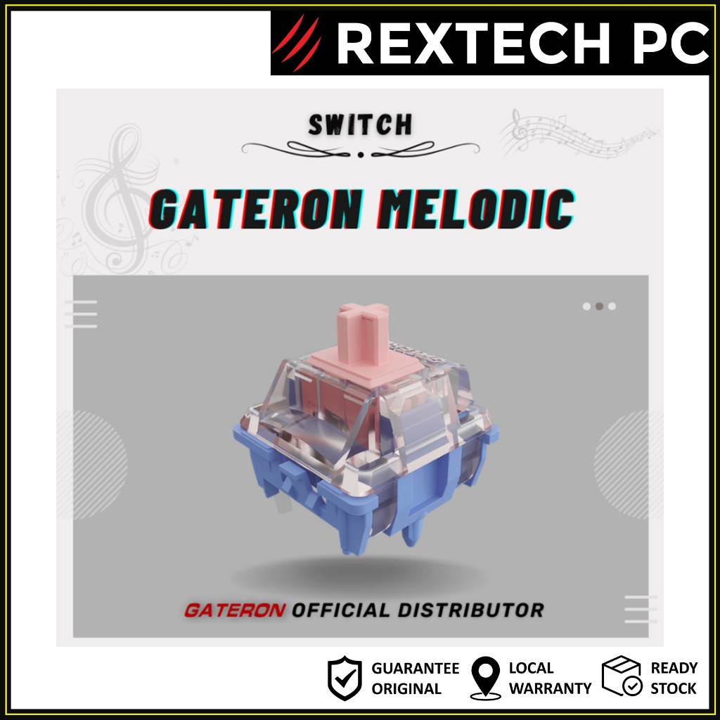 Gateron Melodic Clicky Switches Switch for Mechanical or Gaming ...
