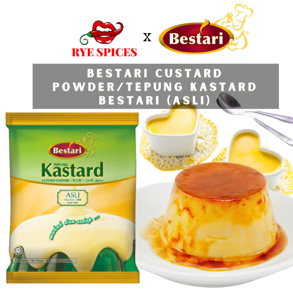 Bestari Custard Powder/Kstard Bestari Flour 300g Halal | Shopee Philippines