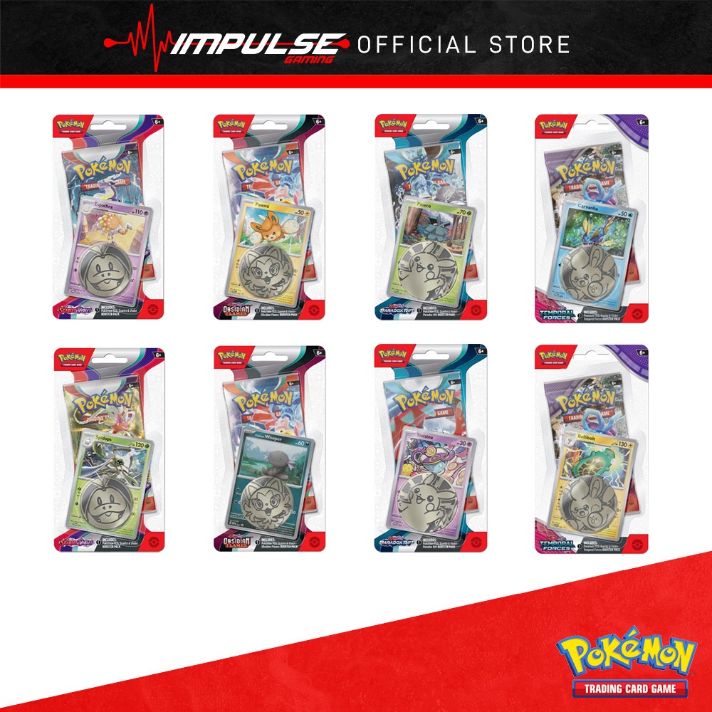 Pokemon TCG [ENGLISH VERSION] Scarlet Violet Checklane Blister Pack ...