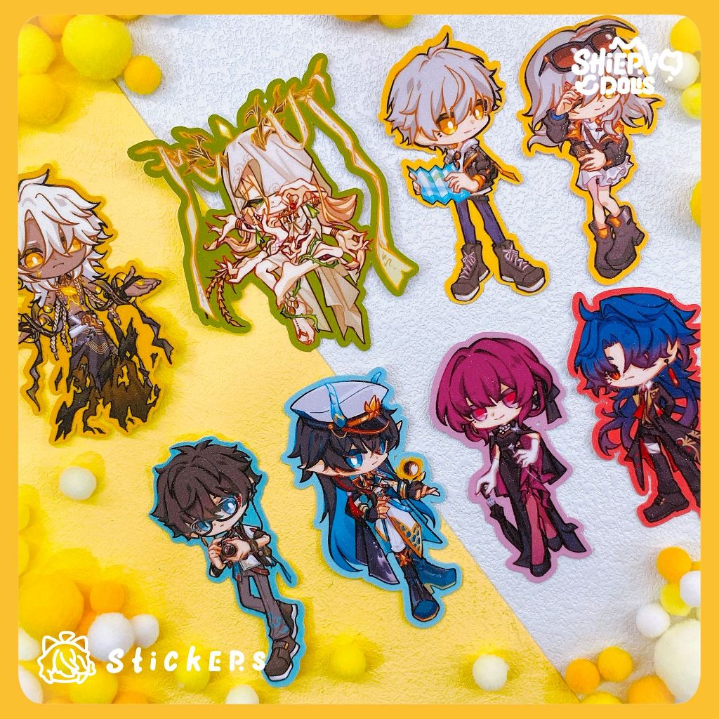 [Shiervodolls] HSR Stickers Honkai Star Rail 崩坏星穹铁道 貼紙 | Shopee Philippines