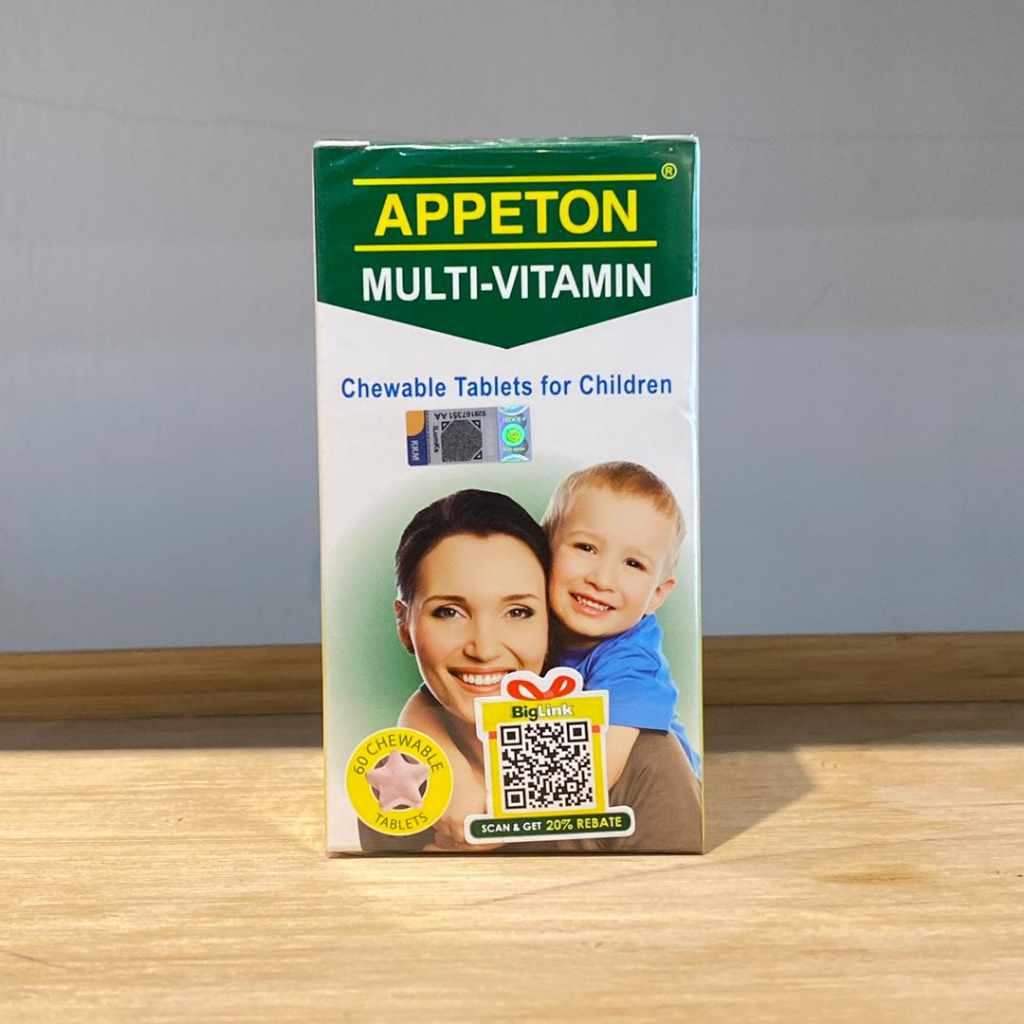 Appeton Multi-Vitamin Chewable Tablets for Children (60 s) | Shopee ...