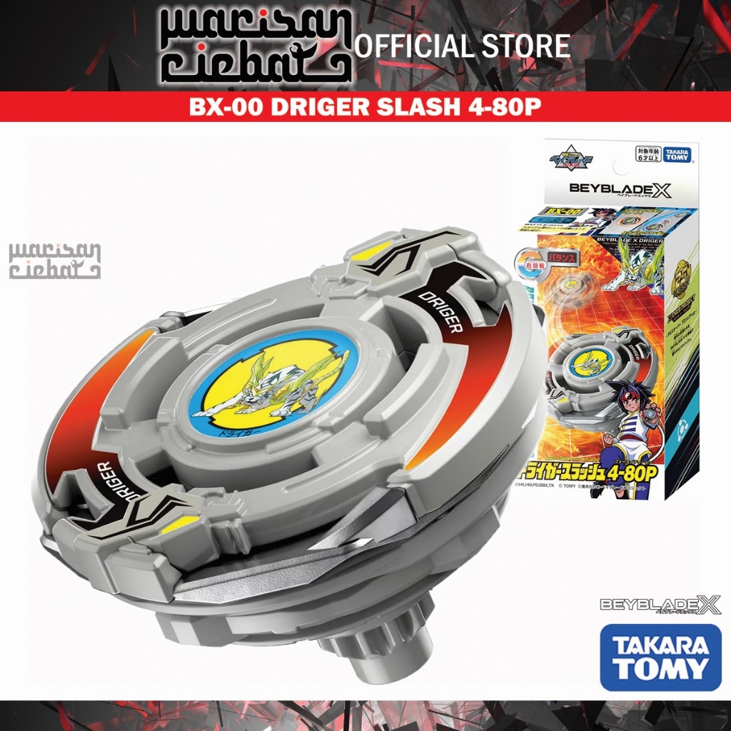 Takara Tomy Beyblade X BX-00 Booster Driger Slash 4-80P | Shopee Philippines